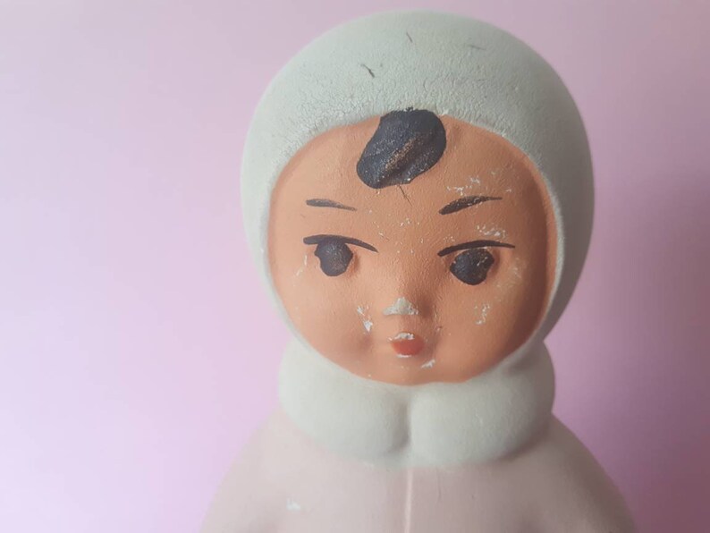 Vintage Pink Rubber Baby Doll Soviet - Etsy