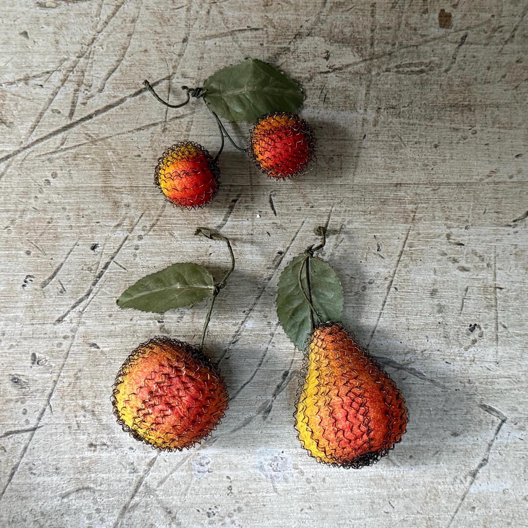 Leonic Wire Christmas Fruit Ornaments - Etsy