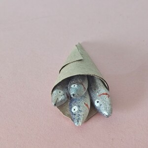 Miniature Paper Wrapped Fish - Etsy