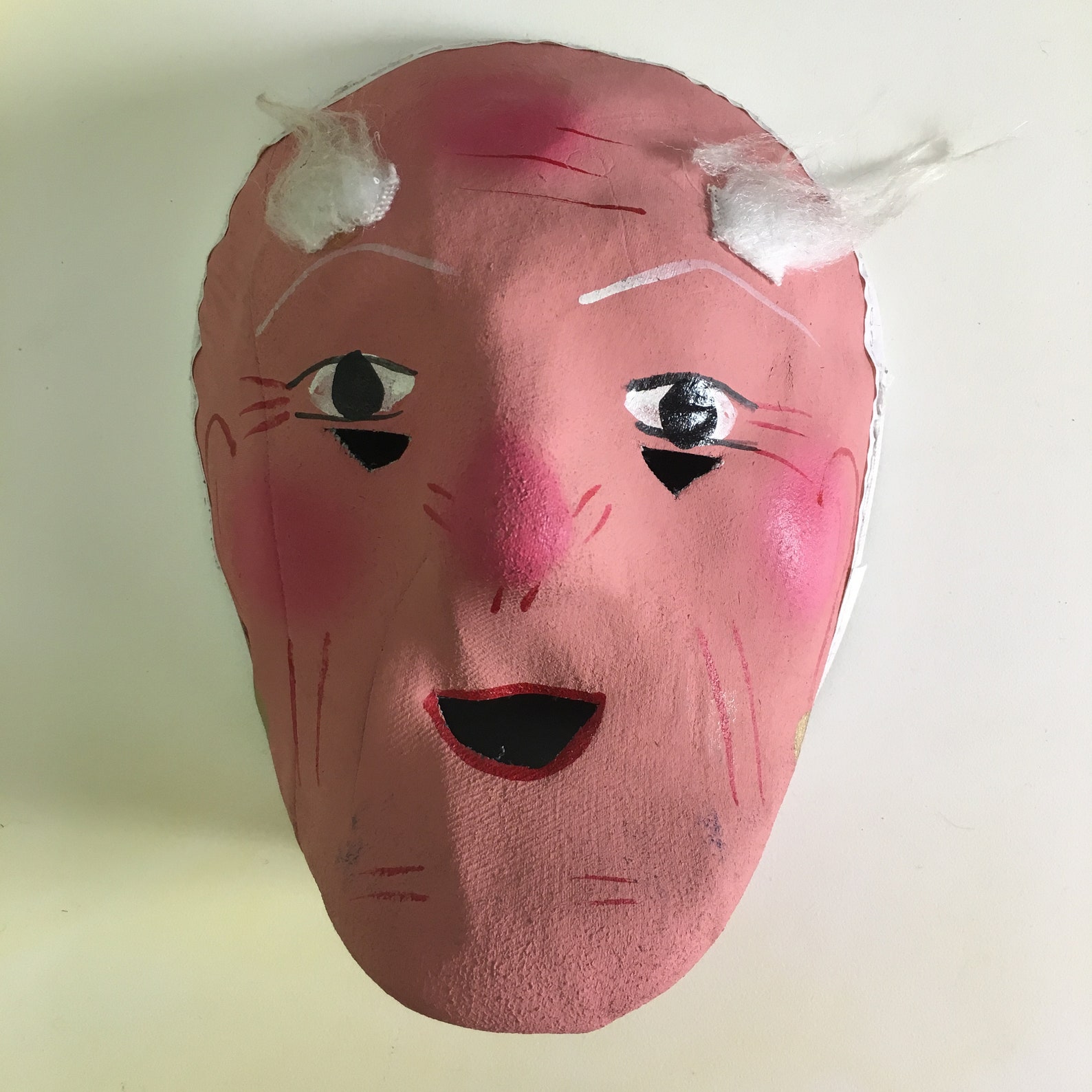 Mexican Fiesta Mask Old Man With White Eyebrows - Etsy