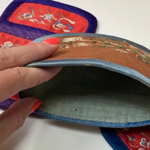 Antique Chinese Silk Embroidered Coin Purses - Etsy