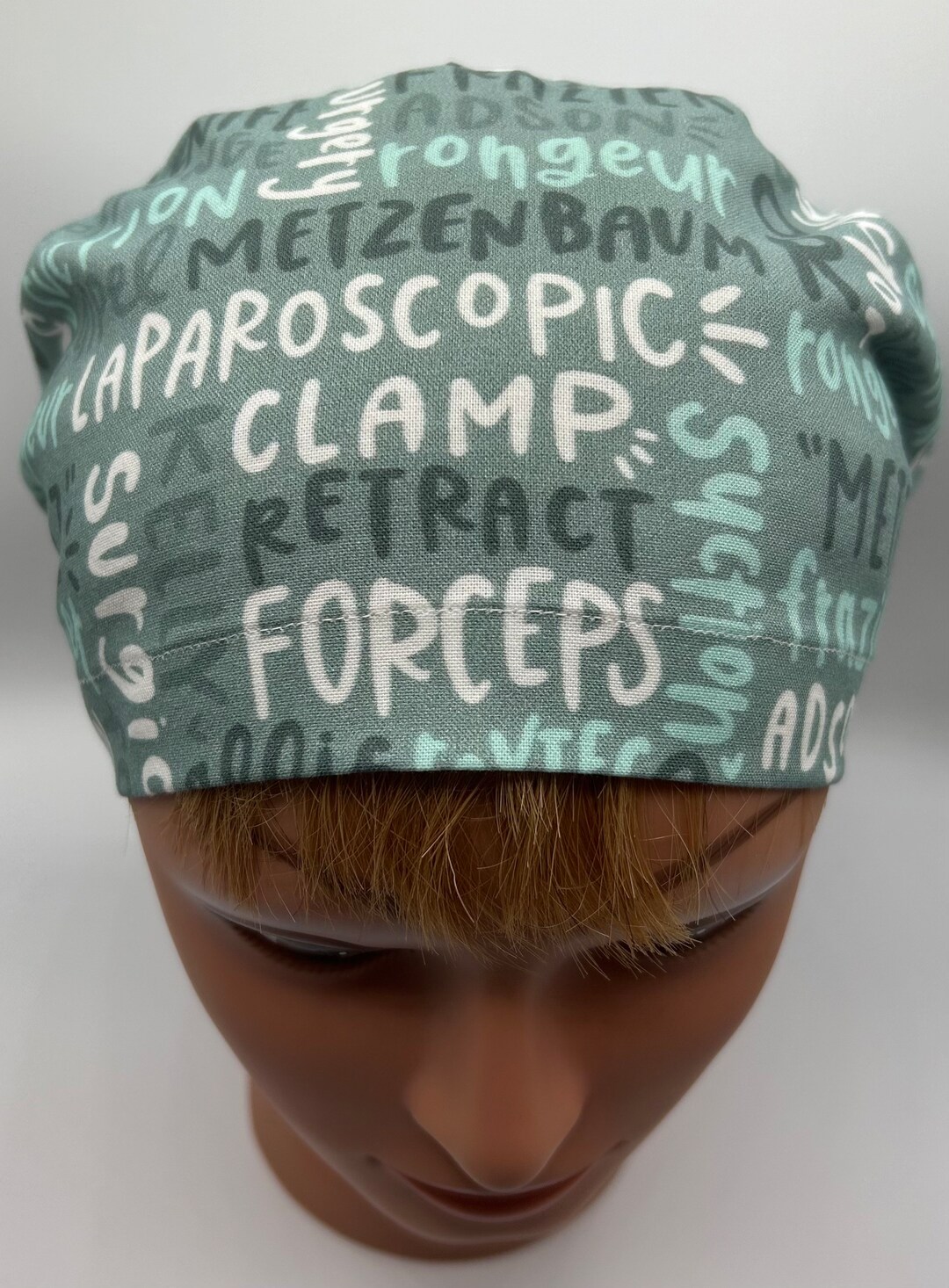 Medical Surgery Tools | EURO or SKULL Surgical Scrub Caps | Green ...