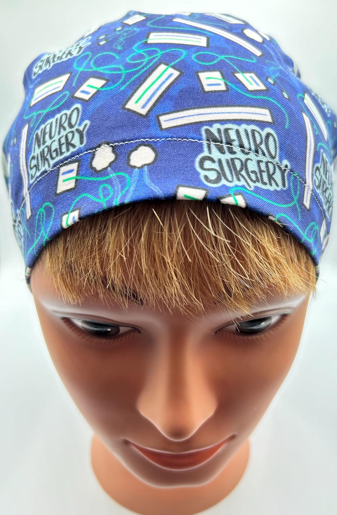 Neuro Surgery EURO, XL Euro or SKULL Surgical Scrub Caps | Doctor ...