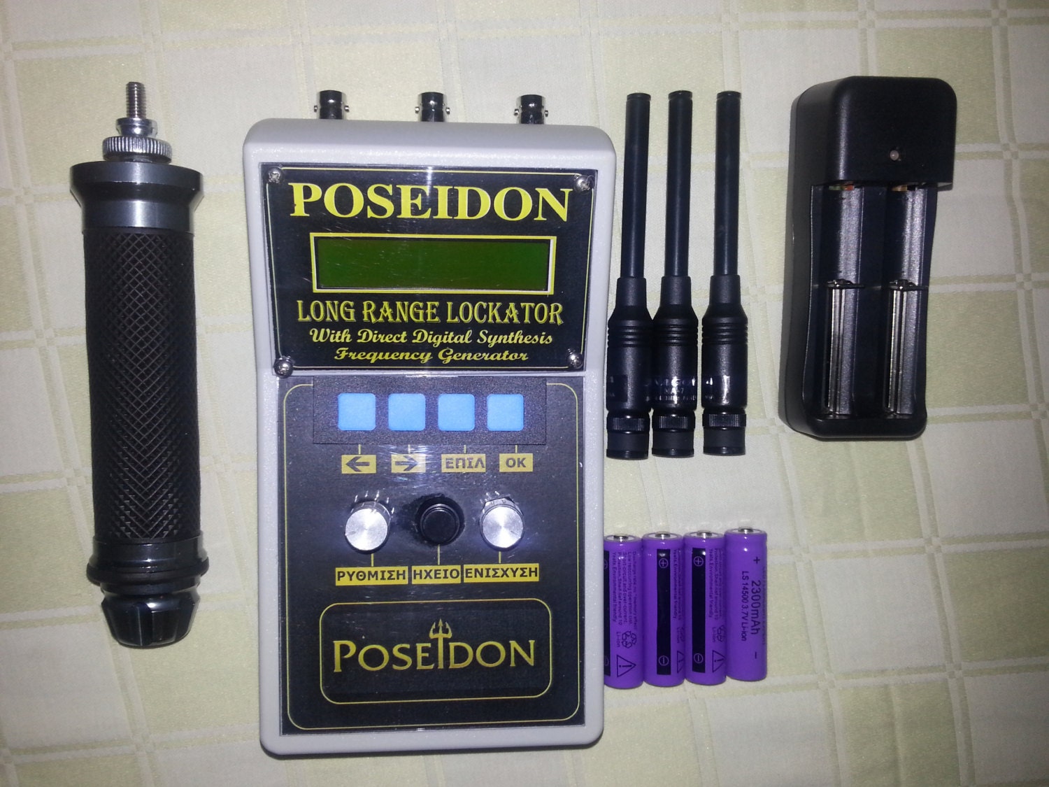 POSEIDON Long Range Distance Locator Metal Detector Gold Silver ...