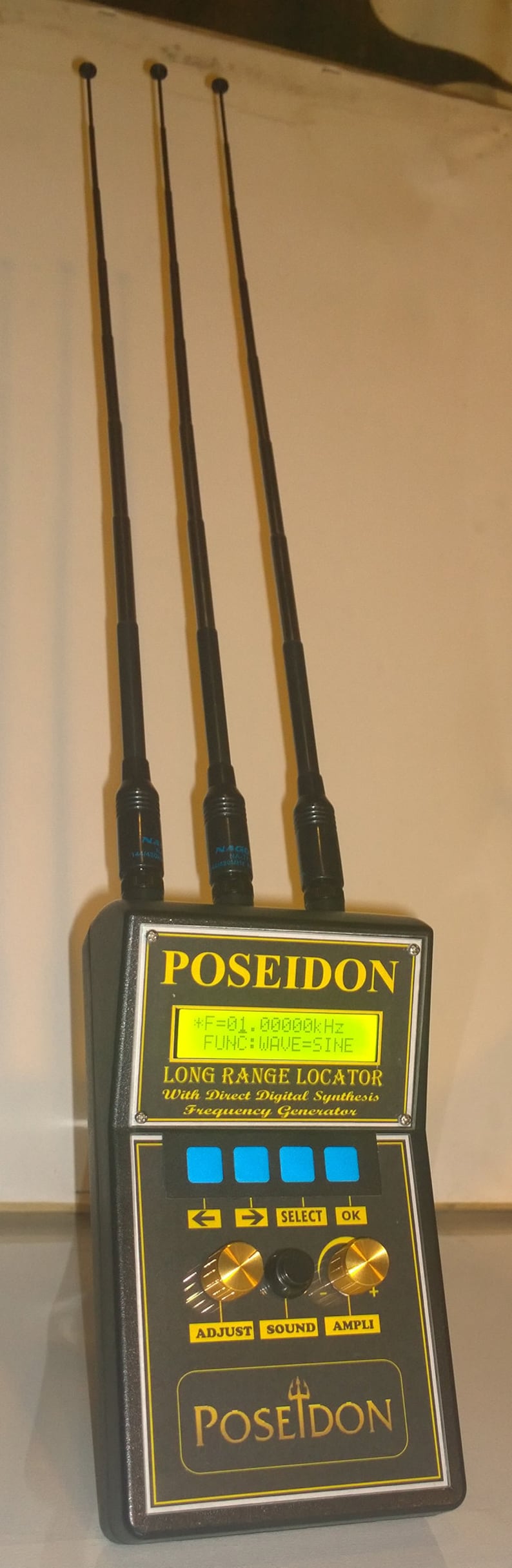 POSEIDON Long Range Distance Locator Metal Detector Gold Silver ...