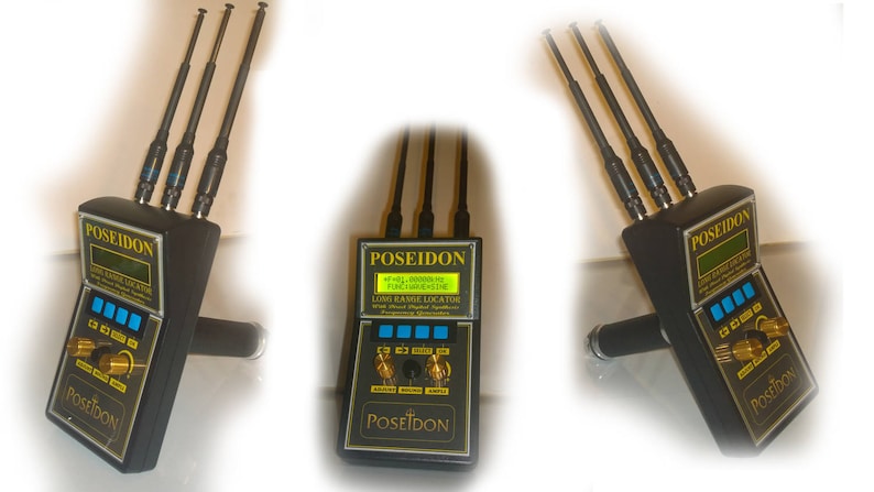 POSEIDON Long Range Distance Locator Metal Detector Gold Silver ...