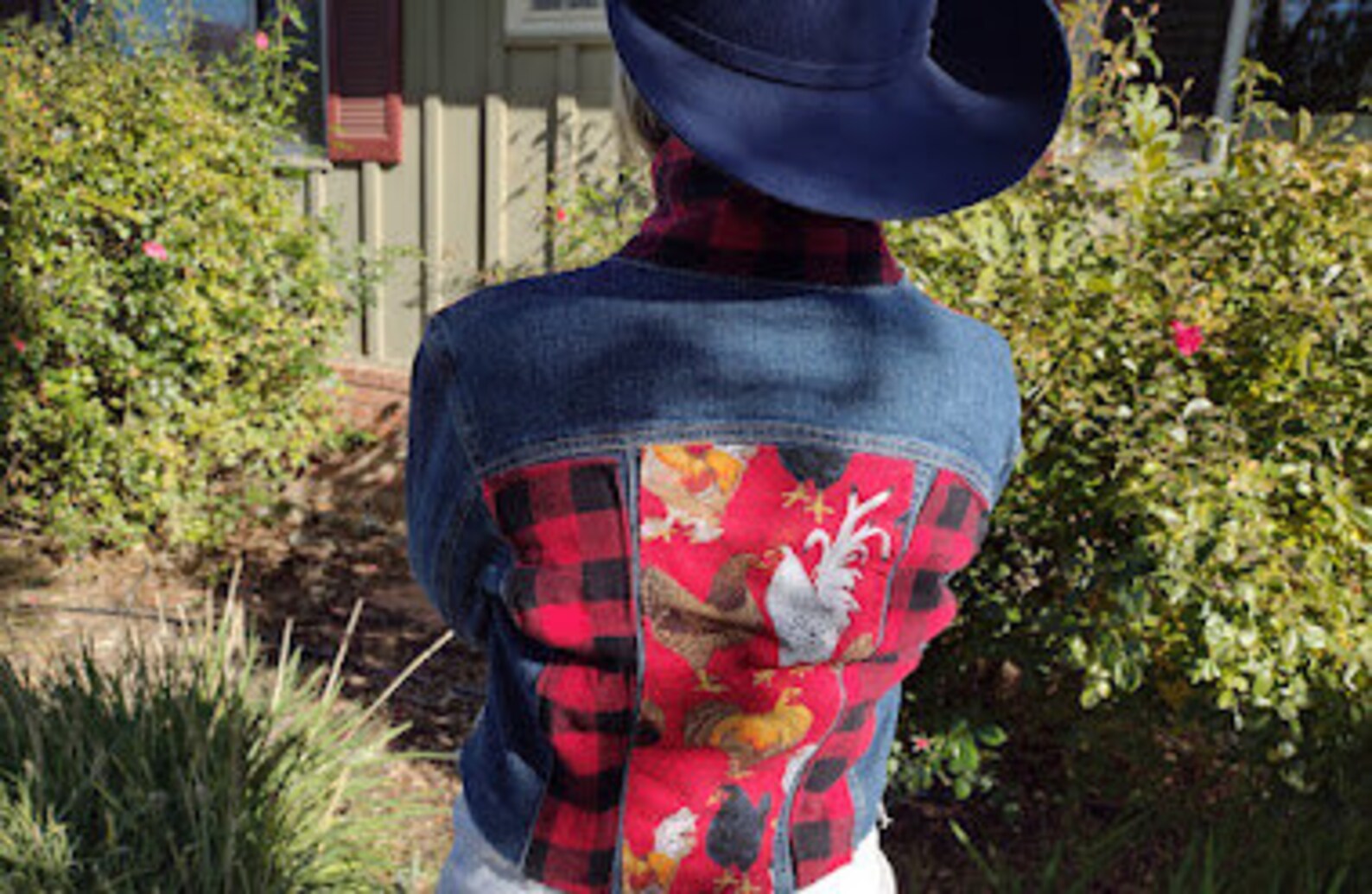 Chicken Denim Jacket, Rooster Animal Jacket, Chicken Hen Jean Jacket ...