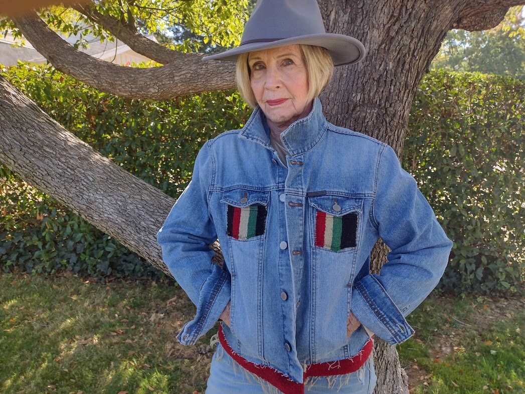 Jean Jacket Native American, Vintage Denim Jacket, Tribal Jean Jacket ...