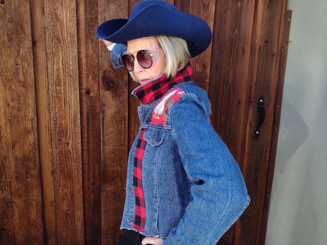 Chicken Denim Jacket, Rooster Animal Jacket, Chicken Hen Jean Jacket ...