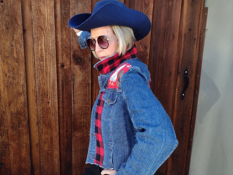 Chicken Denim Jacket, Rooster Animal Jacket, Chicken Hen Jean Jacket ...