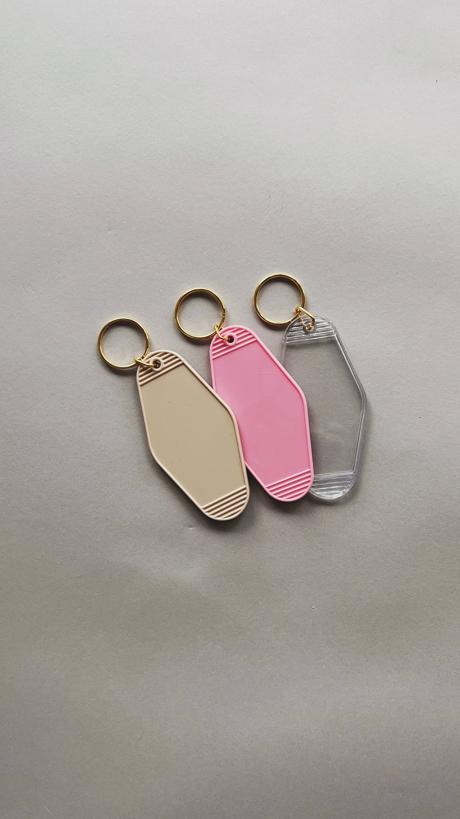 Plastic Keychain Blank Motel Keychain Keychain Blank White - Etsy