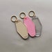 Plastic Keychain Blank, Motel Keychain, Keychain Blank, White Keychain ...