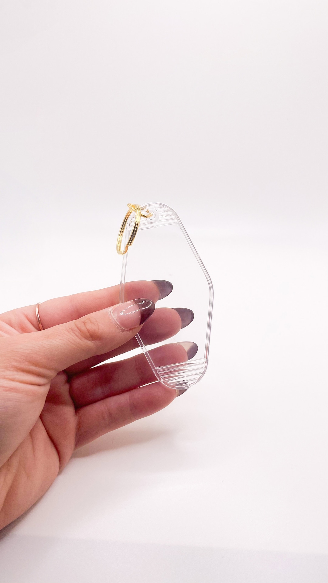 Clear Keychain Blank, Motel Keychain, Keychain Blank, White Keychain ...