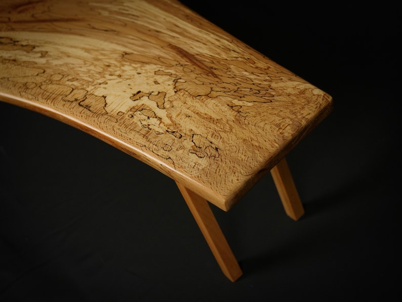 Spalted Beech Minimalist Coffee Table - Etsy