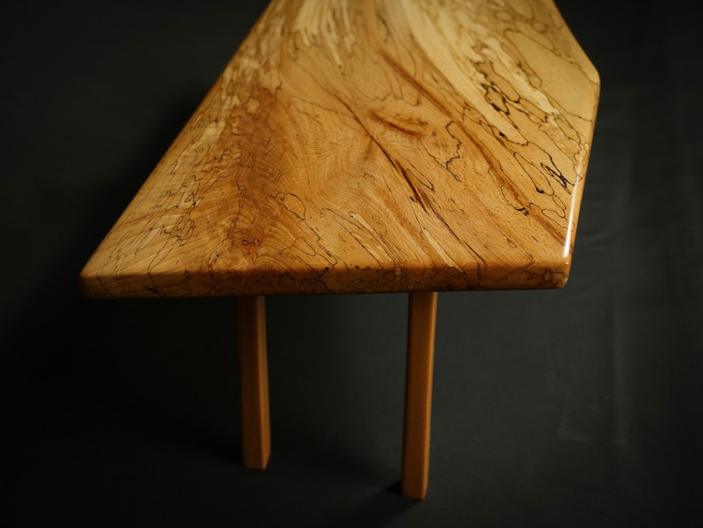 Spalted Beech Minimalist Coffee Table - Etsy
