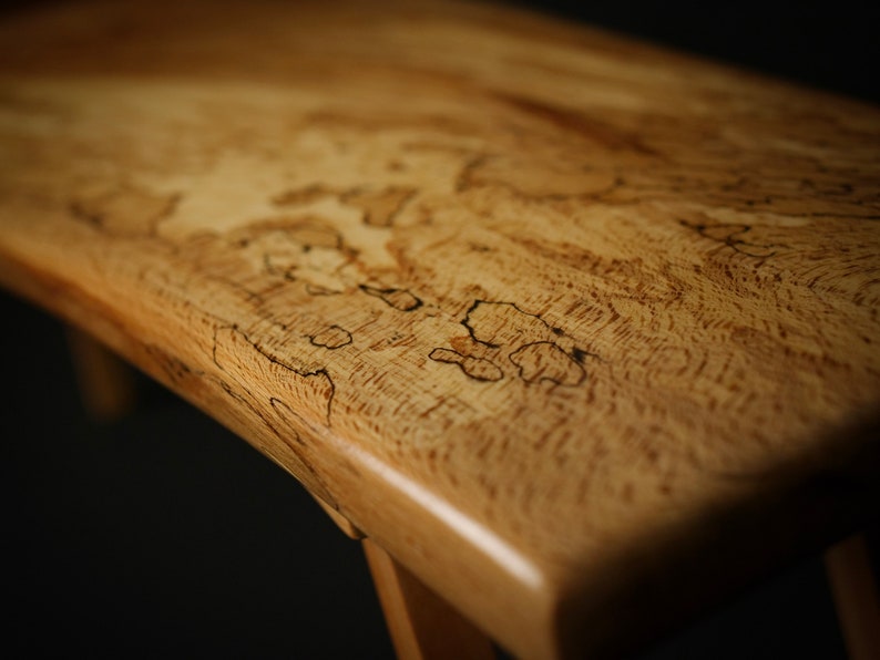 Spalted Beech Minimalist Coffee Table - Etsy