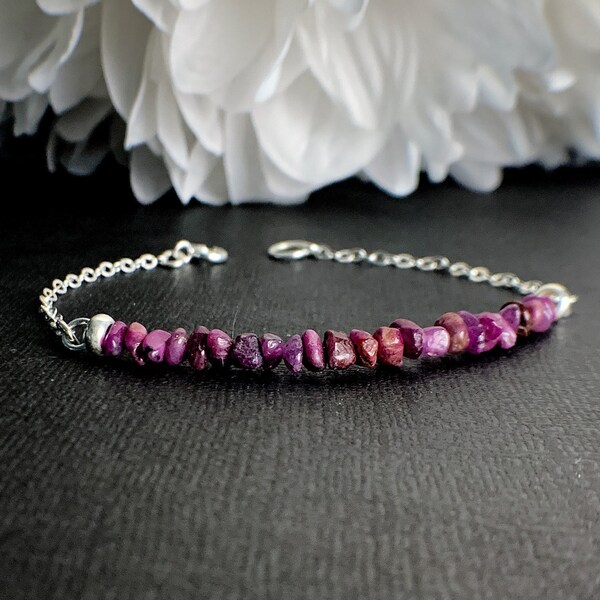 Raw Ruby Jewelry - Etsy