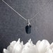 Black Tourmaline Pendant Necklace Raw Crystals Sterling Silver Crystal ...