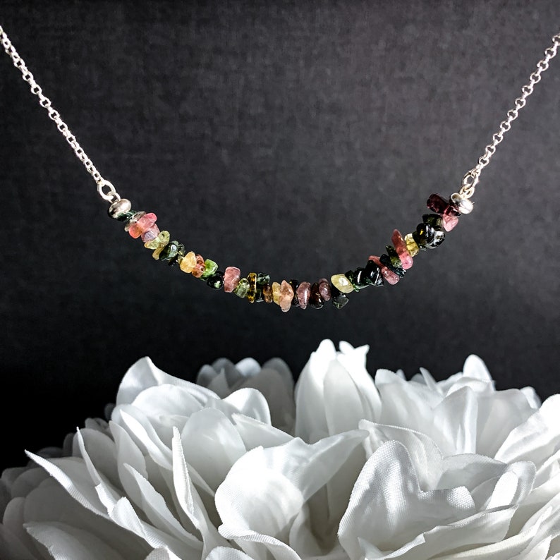 Custom Gemstone Necklace for Personalized Crystal Intentions - Etsy