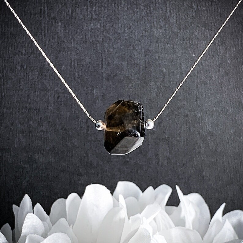 Smoky Quartz Pendant Smokey Quartz Necklace Gemstone Necklace - Etsy