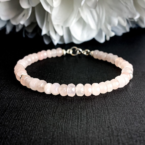 Calming Rose Quartz Fertility Bracelet AAA Etsy