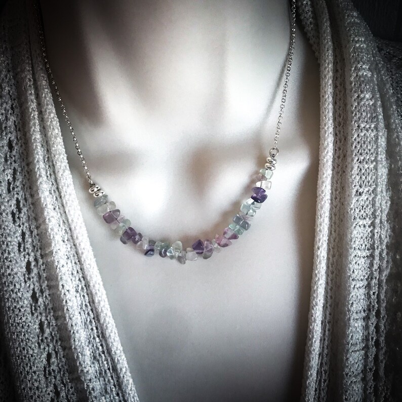 Custom Gemstone Necklace for Personalized Crystal Intentions | Etsy