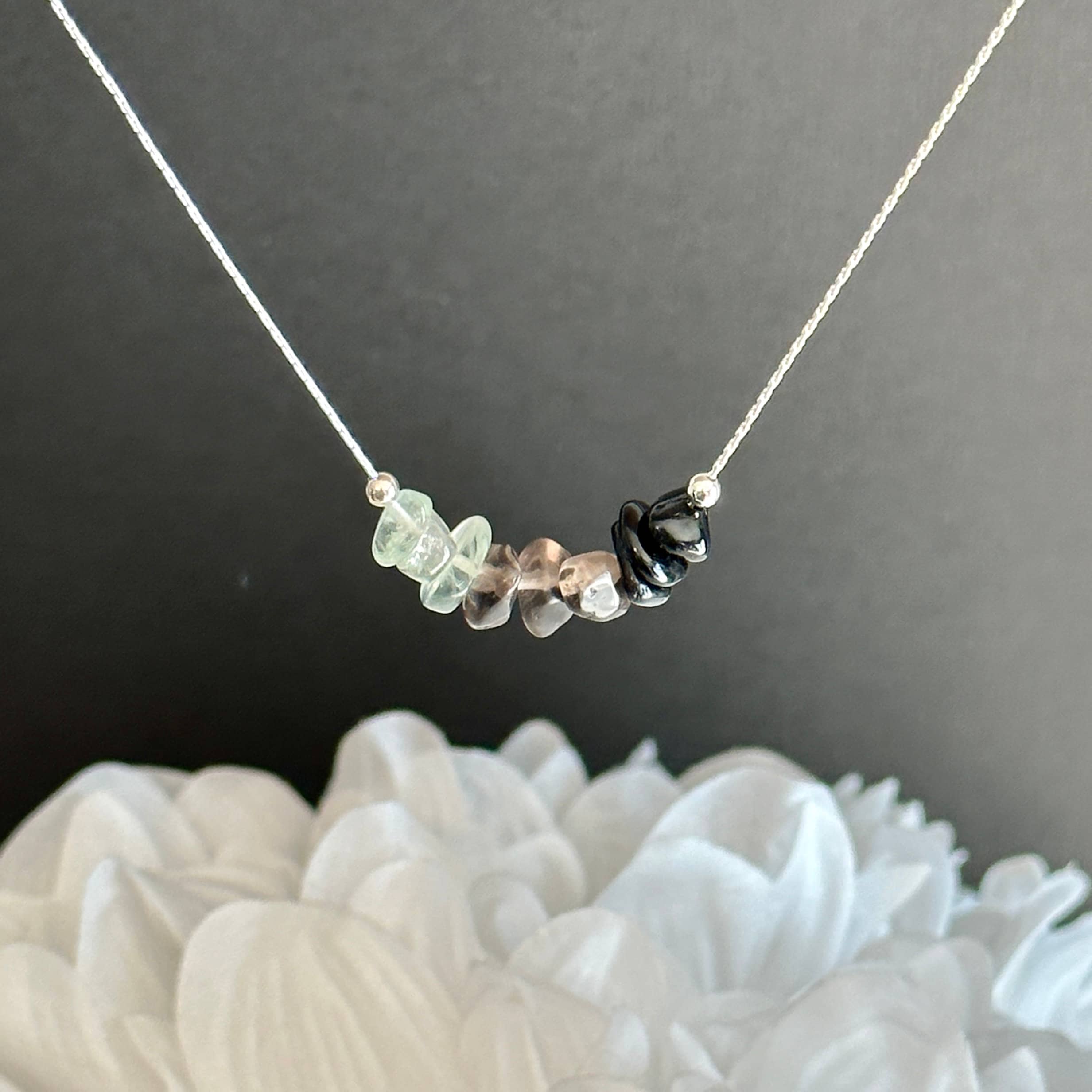 Protection crystal necklace pendant store