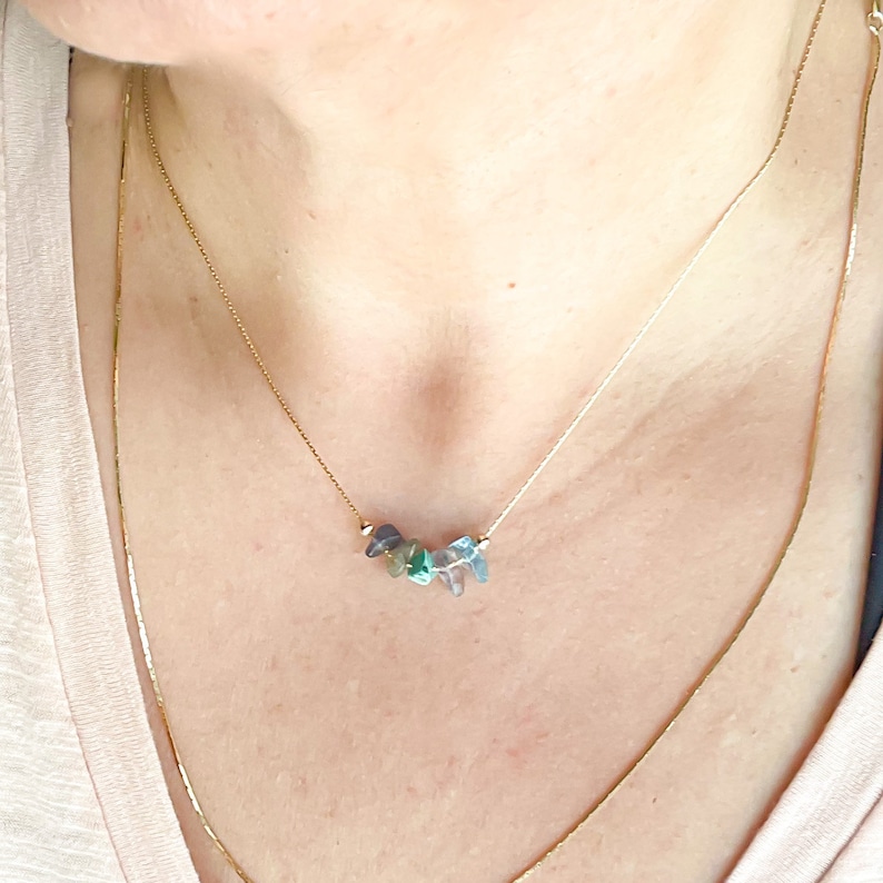 Pisces Necklace Raw Crystals Zodiac Sign Astrology Choker - Etsy