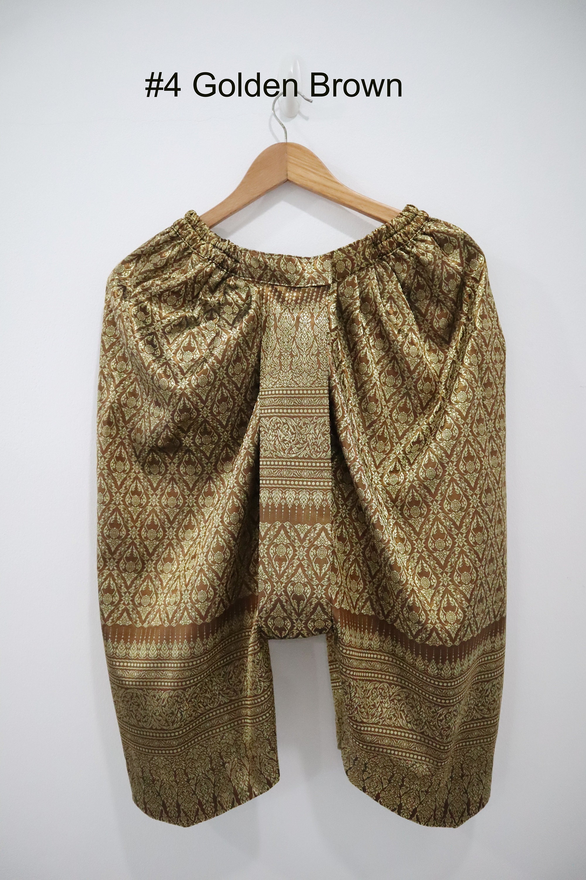 Unisex Thai Kaben Pants: Traditional Temple Costume, S-3XL - Etsy