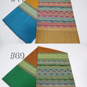 Brocade Fabric Not A Readymade Sarong, Thai/ Laos Wrap Sarong Skirt ...
