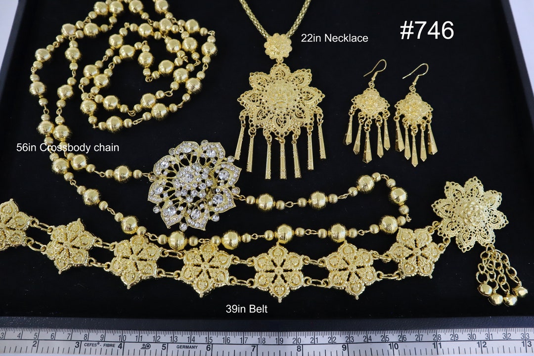Thai Accessories Set for Thai Wedding Dress, Thai Style Jewelry for ...