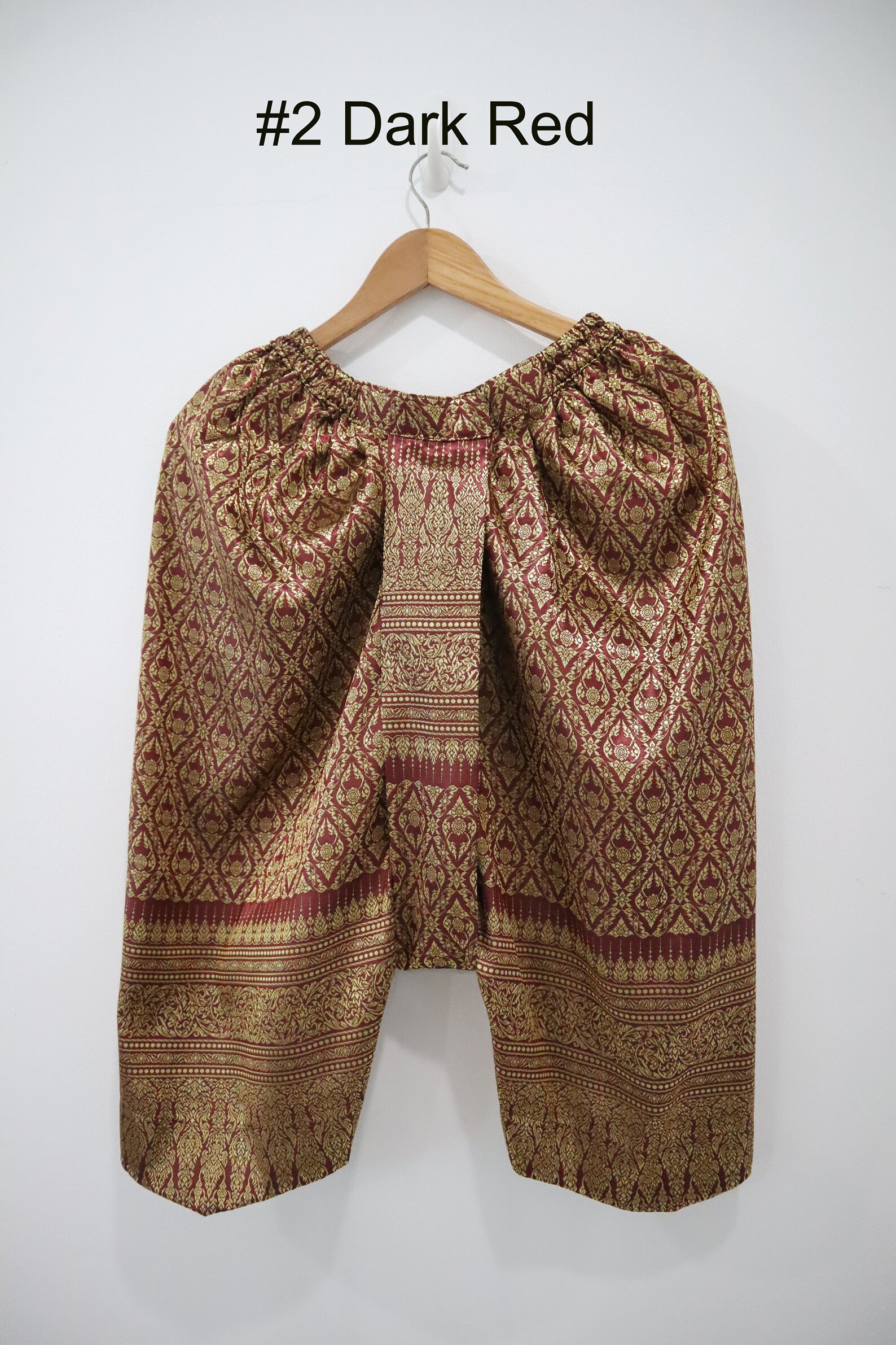 Unisex Thai Kaben Pants: Traditional Temple Costume, S-3XL - Etsy
