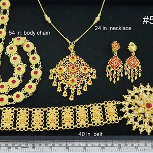 Thai/ Khmer wedding jewelry set Thai style jewelry for Thai | Etsy