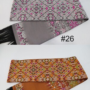 Brocade Sash: Thai Laos Costume Shawl, Waistband, Table Runner - Etsy