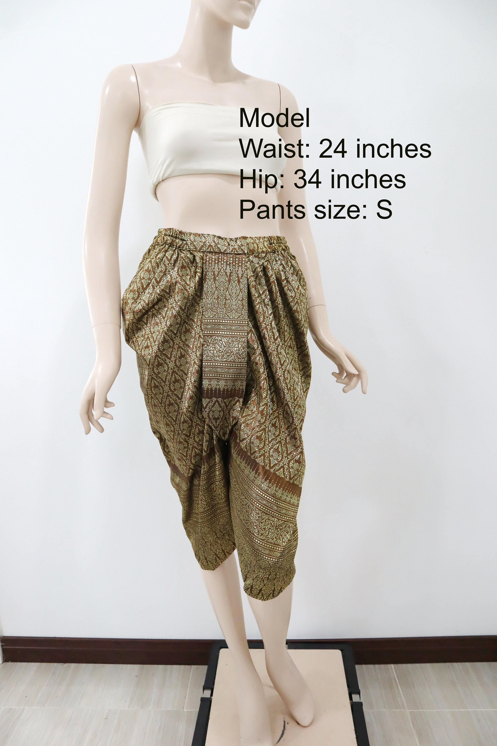 Unisex Thai Kaben Pants: Traditional Temple Costume, S-3XL - Etsy