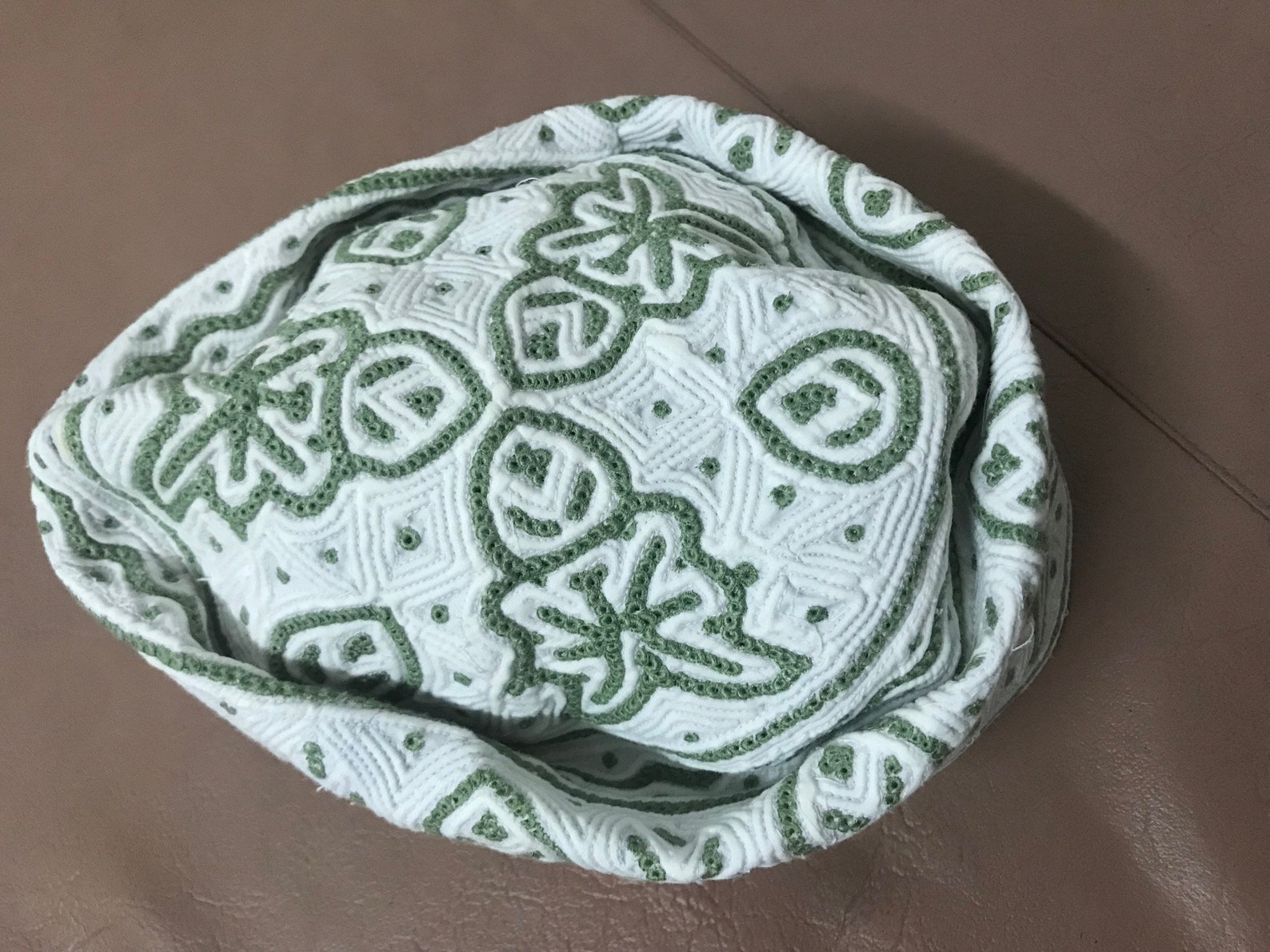 E Omani Kufi Koofi Hat Topi Embroidery Handmade Cap Islamic Muslim Size ...