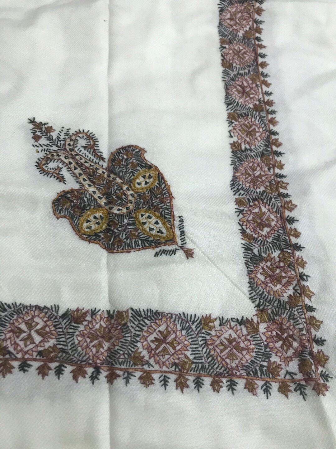 Vintage Omani Masar Saudi Scarf Shawl Embroidery Dubai Arabian Ramadan ...