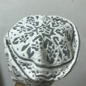Omani Kufi Koofi Hat Topi Embroidery Handmade Cap Islamic Muslim Size ...