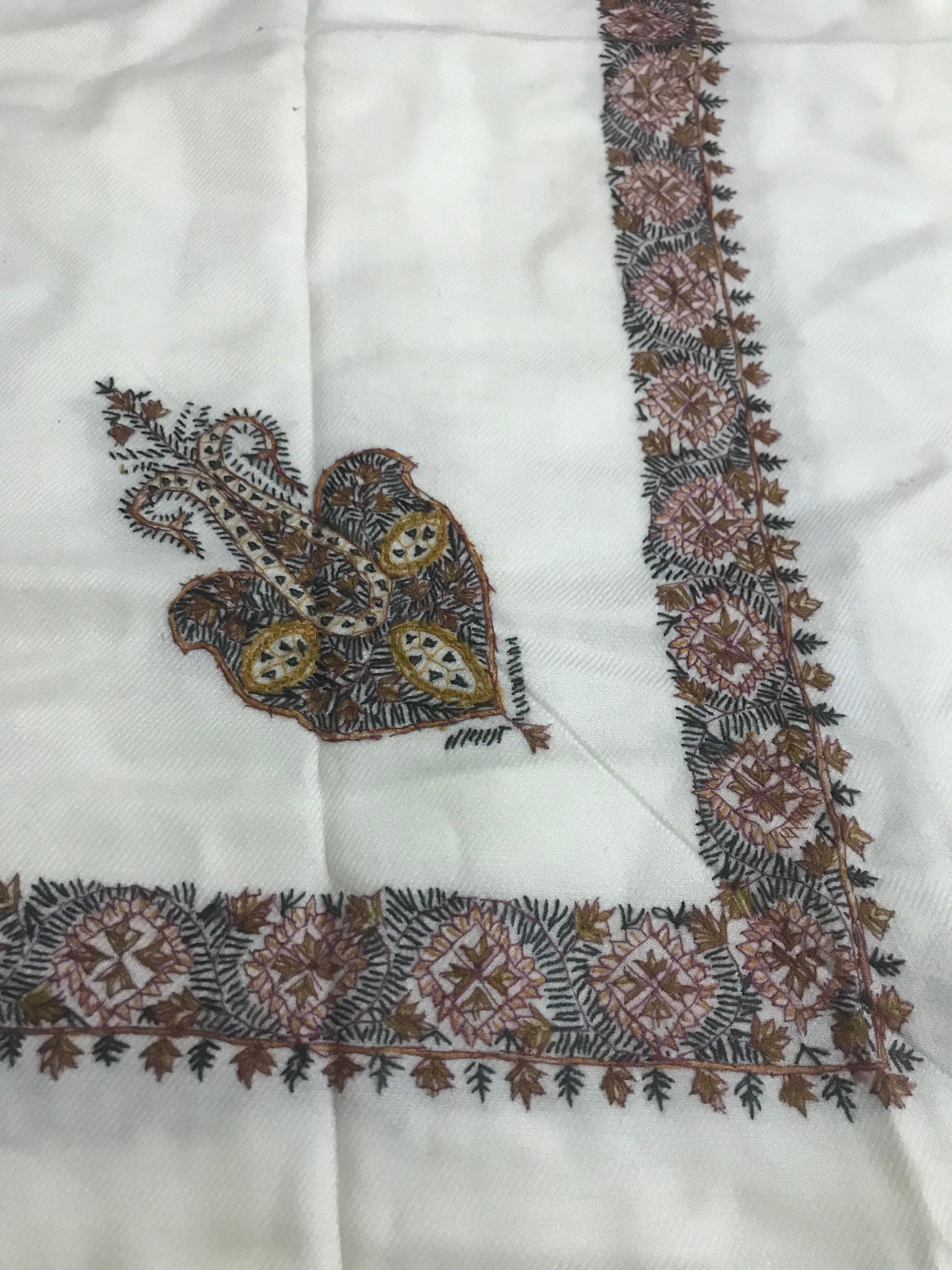 Vintage Omani Masar Saudi Scarf Shawl Embroidery Dubai Arabian Ramadan ...