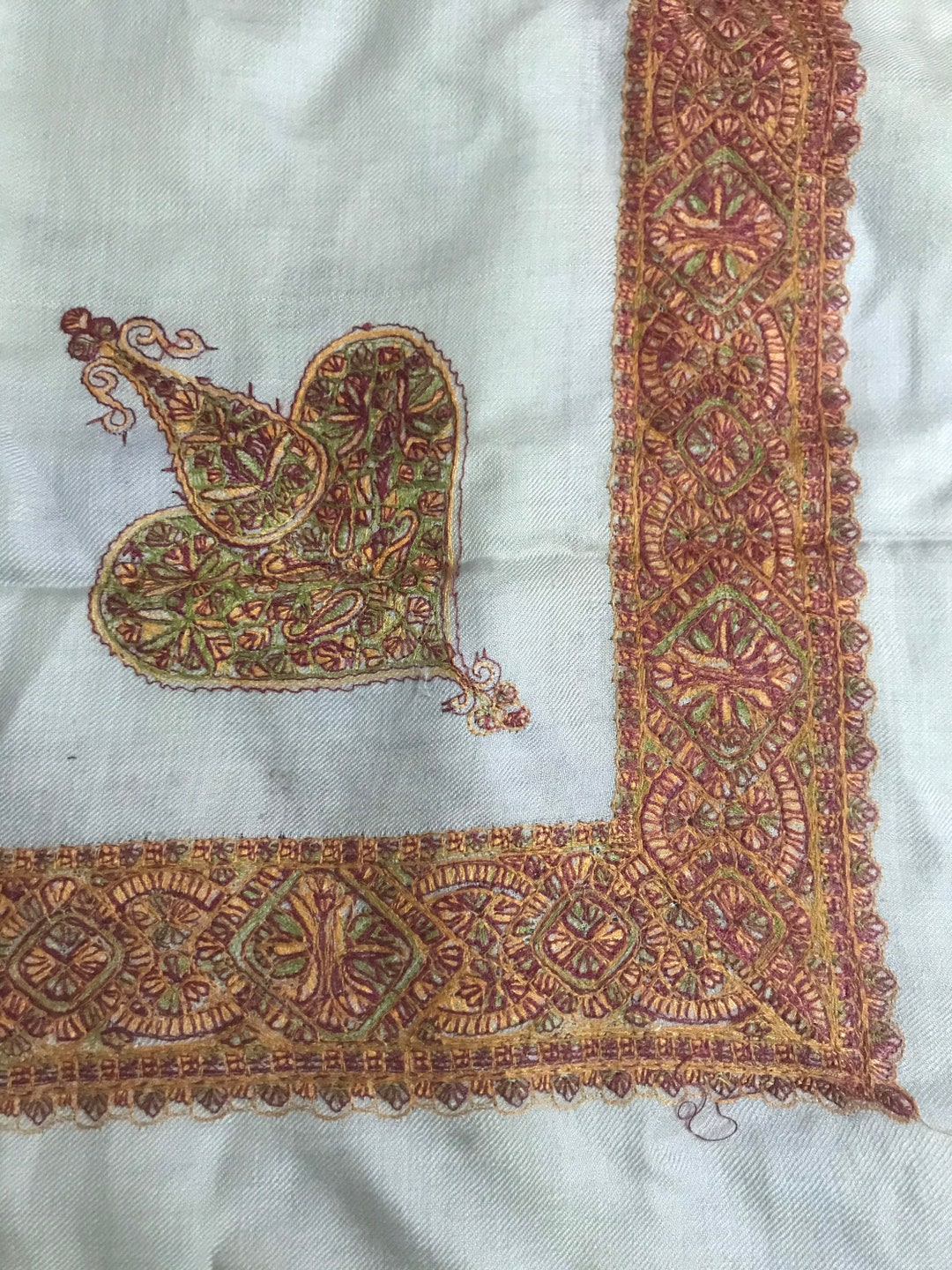 Vintage Omani Masar Saudi Scarf Shawl Embroidery Dubai Arabian Ramadan ...