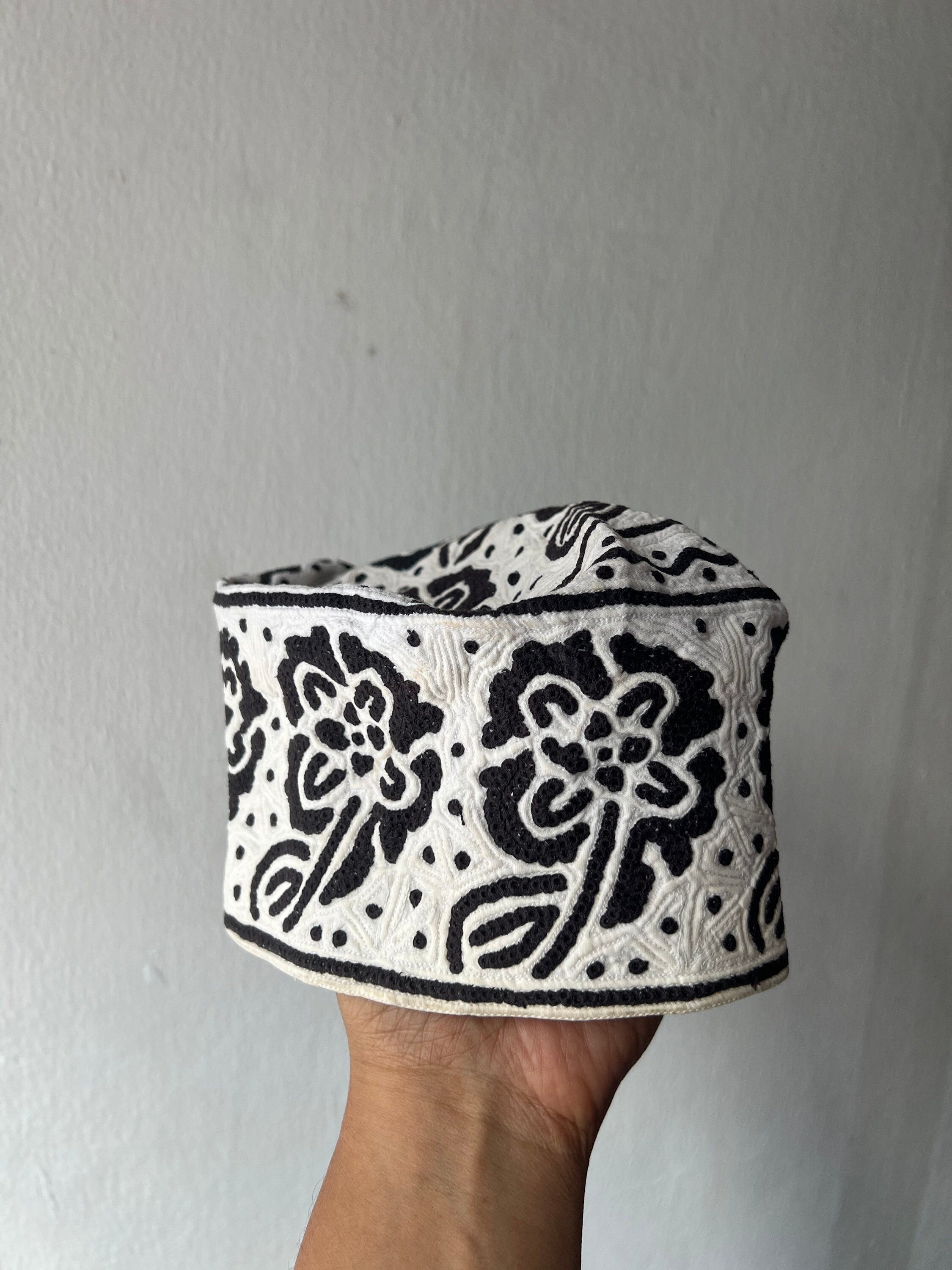 Omani Kufi Koofi Hat Topi Embroidery Handmade Cap Islamic - Etsy