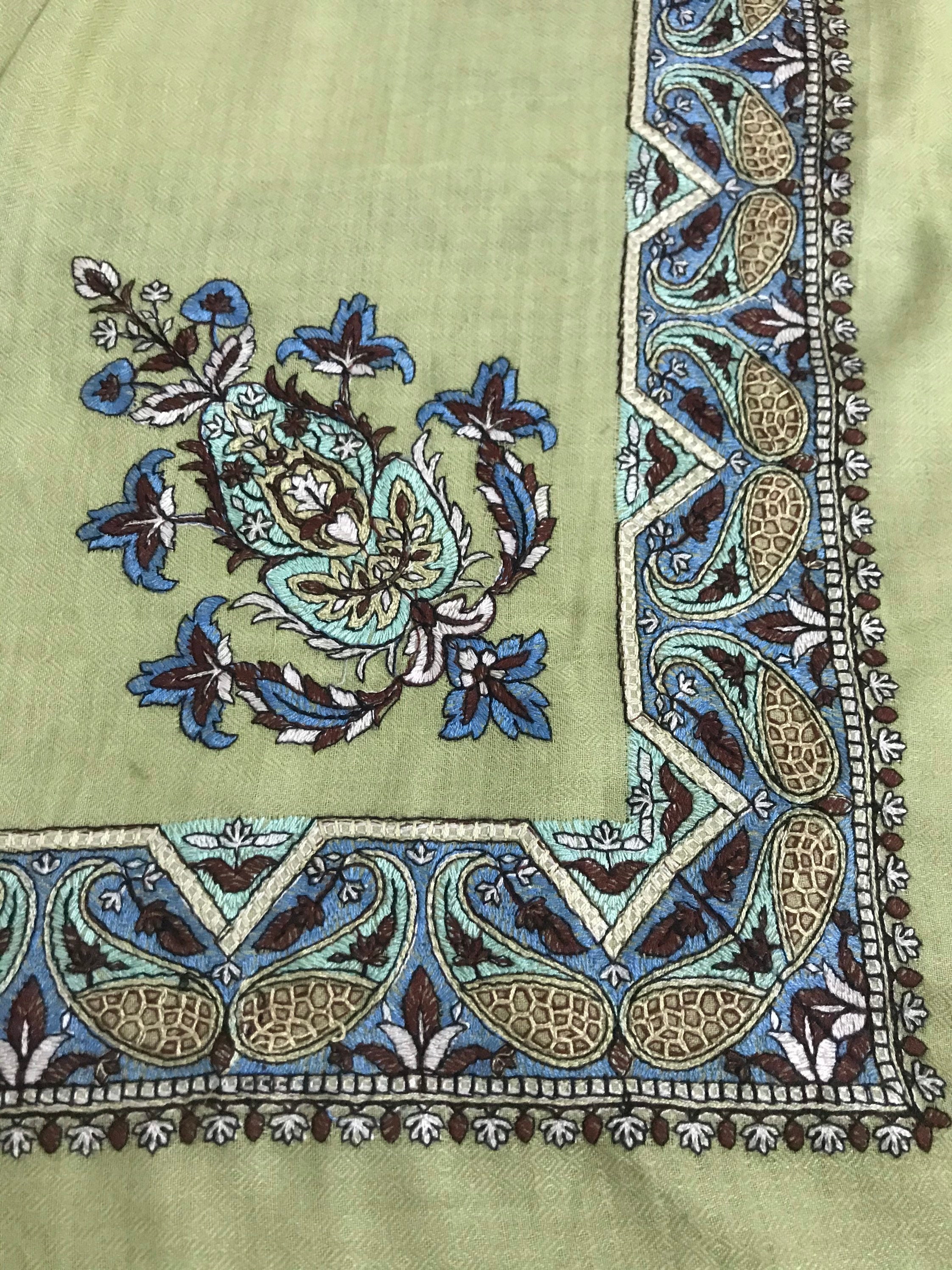 Lovely Omani Masar Saudi Scarf Shawl Embroidery Dubai Arabian Ramadan ...