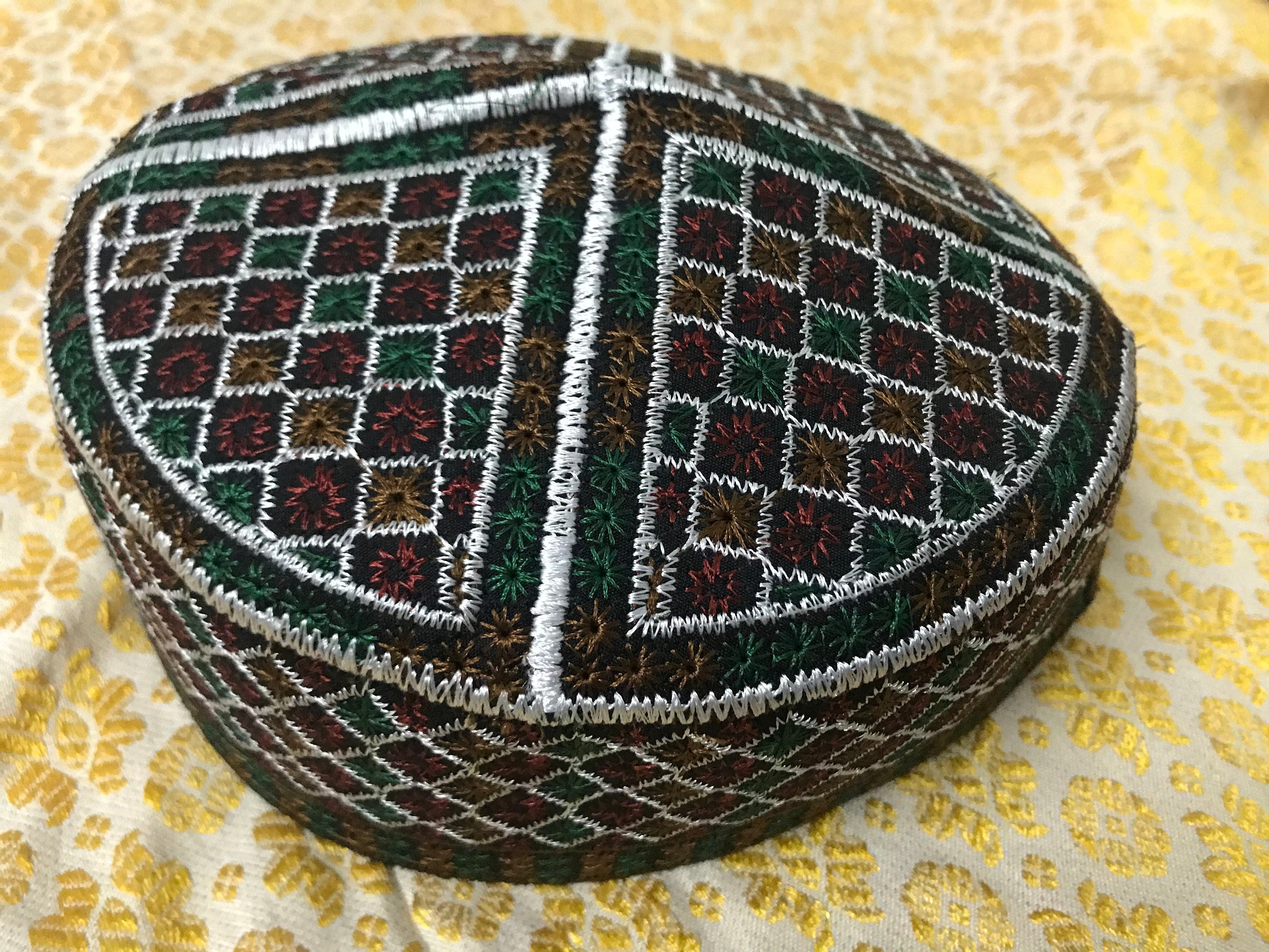 Size 58 F20 Tribal Vintage Cap Islamic Men Hat Muslim Salat Imam Hat ...