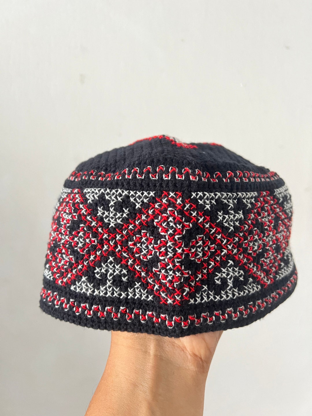 Chirstian Hat Kofi Eastern Orthodoxy Priests Crochet Embroidery Beanie ...