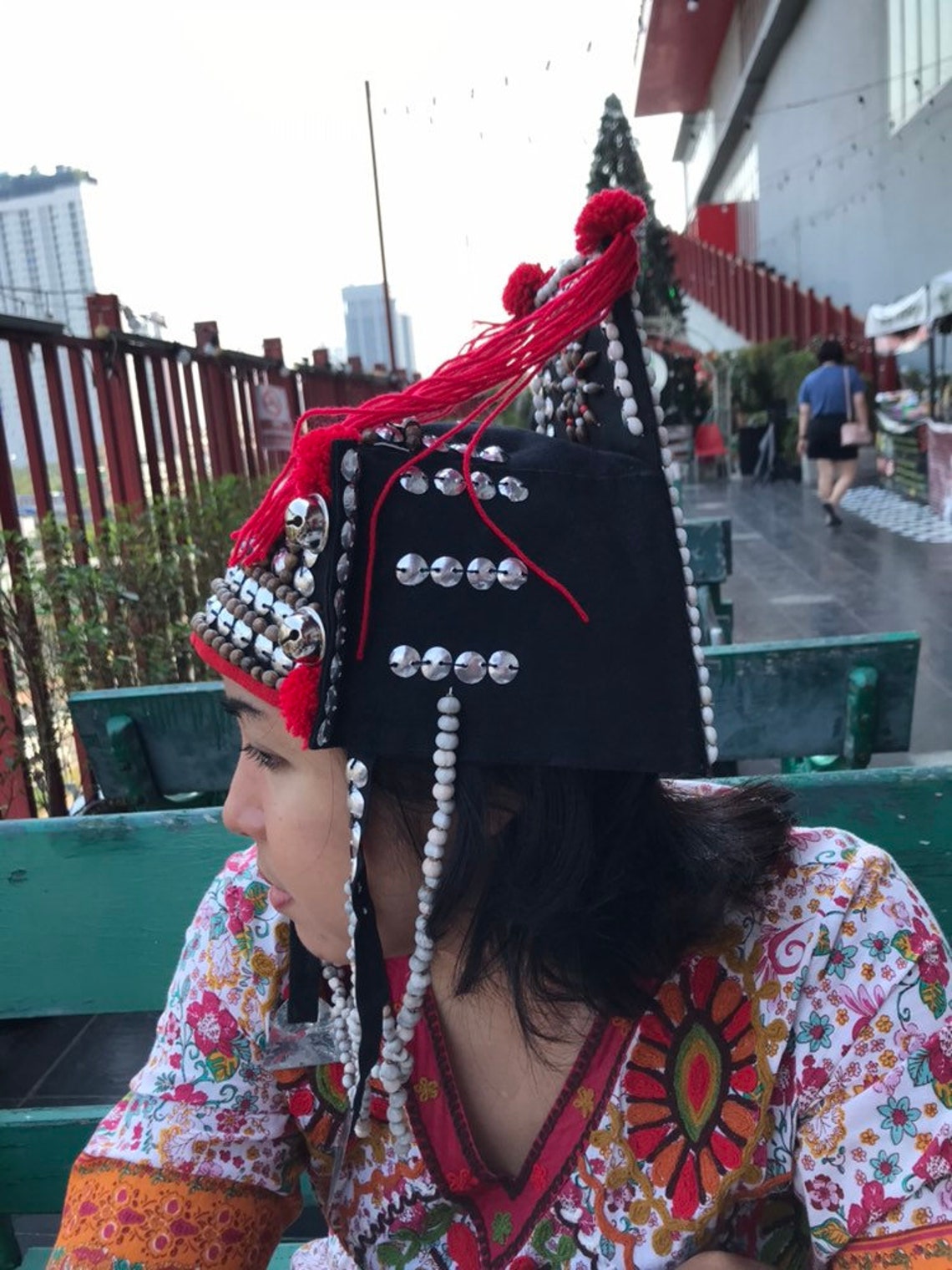 Akha Hat Tribe Bohemian Hat Headdress Ceremonial Vintage - Etsy