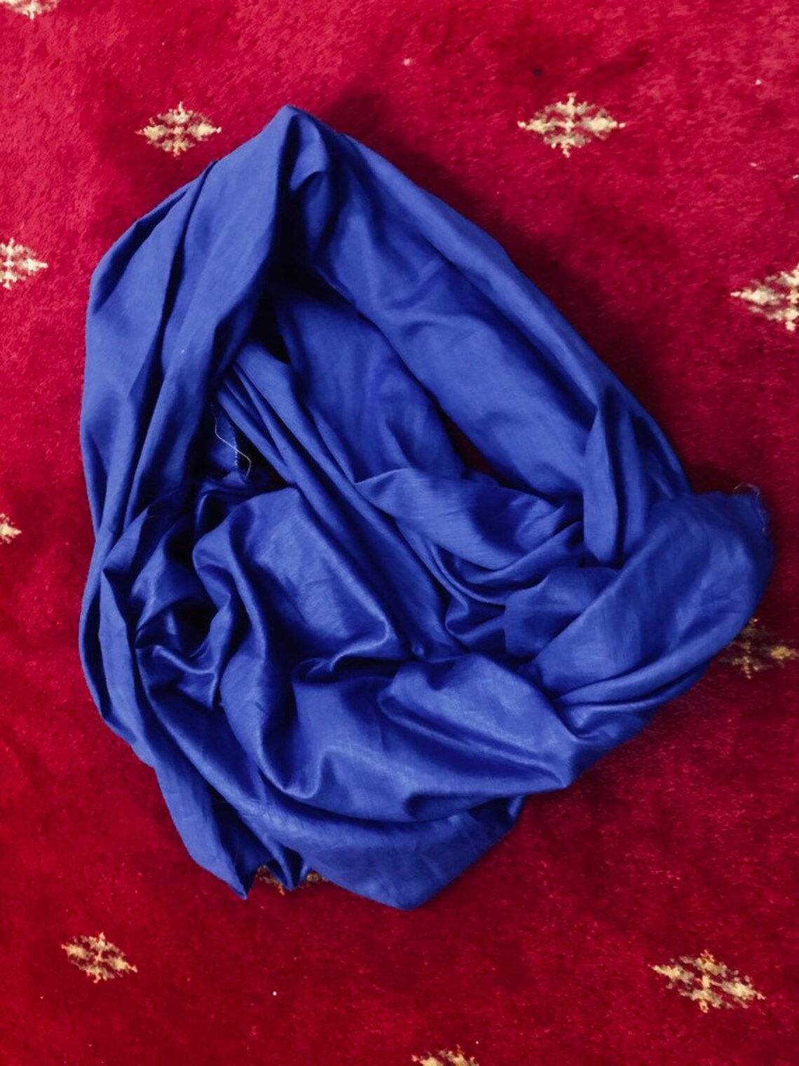 Blue Scarf Turban Berber Bedouin Nomad Shawl Sahara Desert Morocco ...