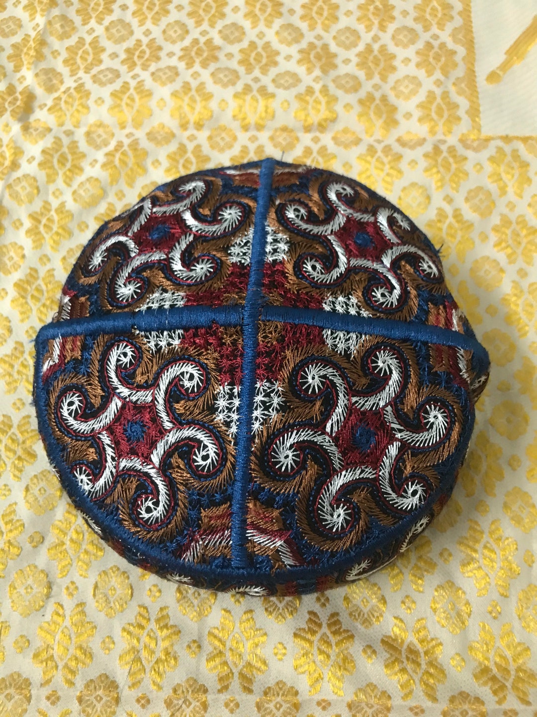 Size 57 F14 Tribal Cap Islamic Men Hat Muslim Salat Embrodery Beanie ...