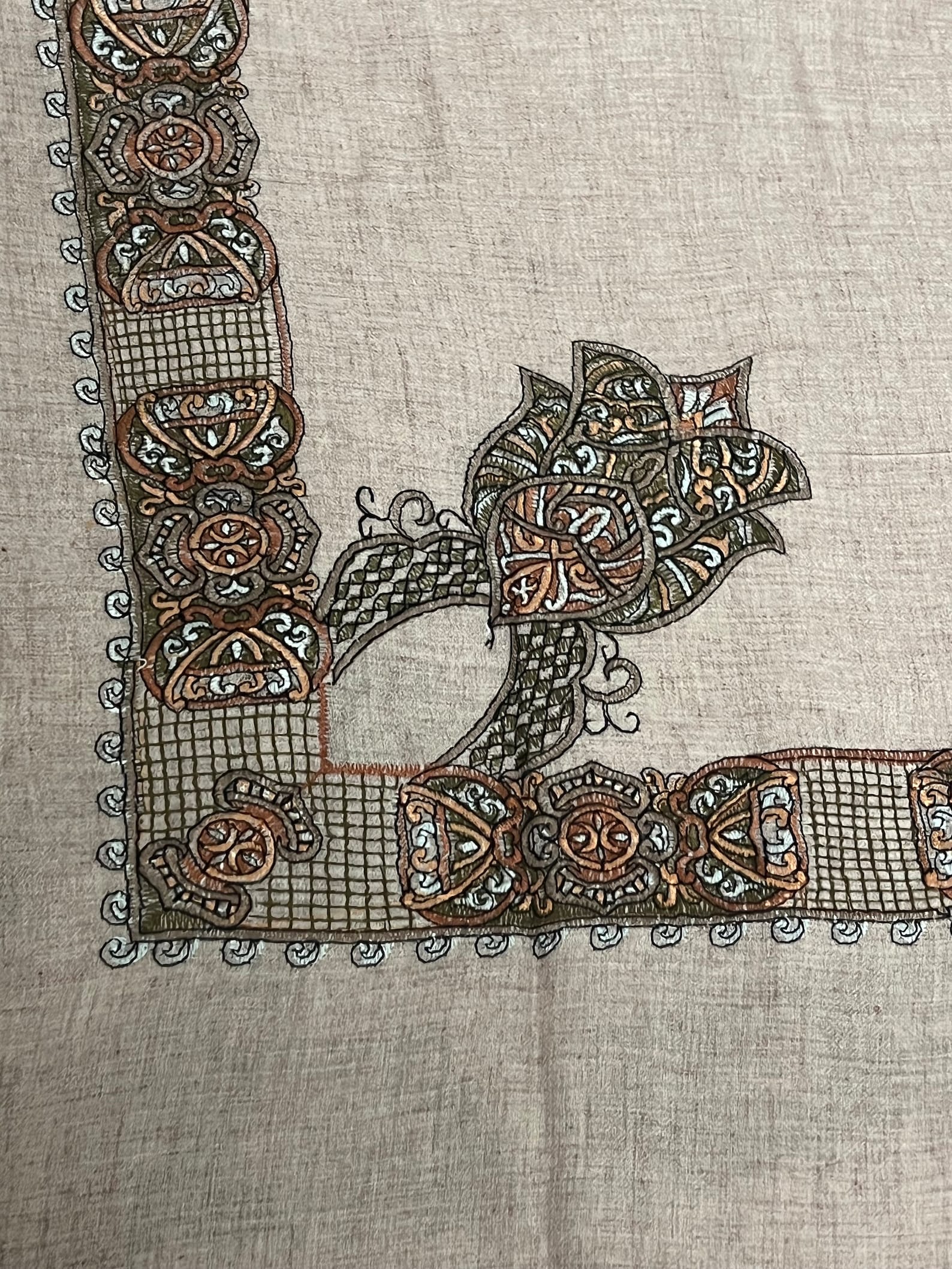 Omani Masar Saudi Scarf Shawl Embroidery Dubai Arabian Ramadan Islamic ...