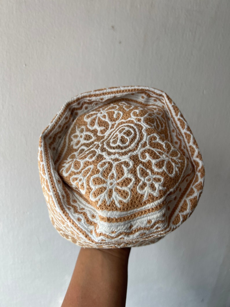 Omani Kufi Koofi Hat Topi Embroidery Handmade Cap Islamic Muslim Size ...