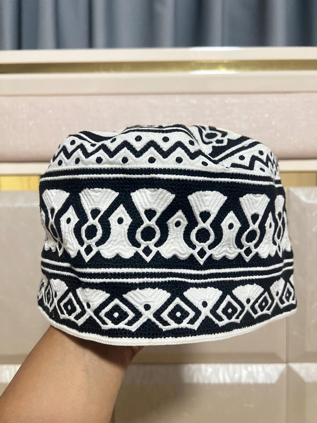 Vintage Omani Kufi Koofi Hat Topi Embroidery Handmade Cap Islamic ...